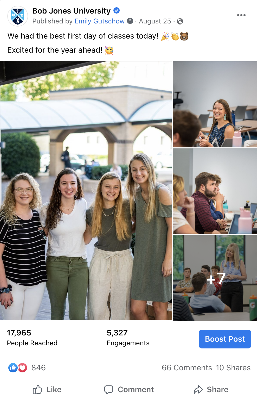 Social Media at BJU | BJU Brand Communications